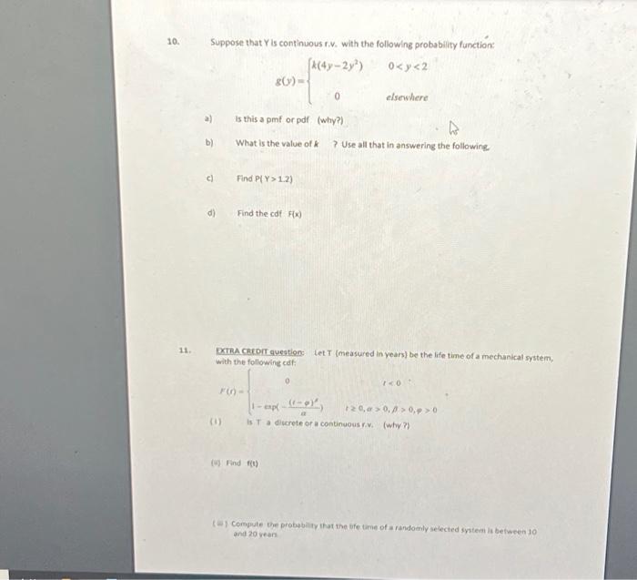 Solved 8. The pmf of a r., . X is given by: A) Find c, and | Chegg.com