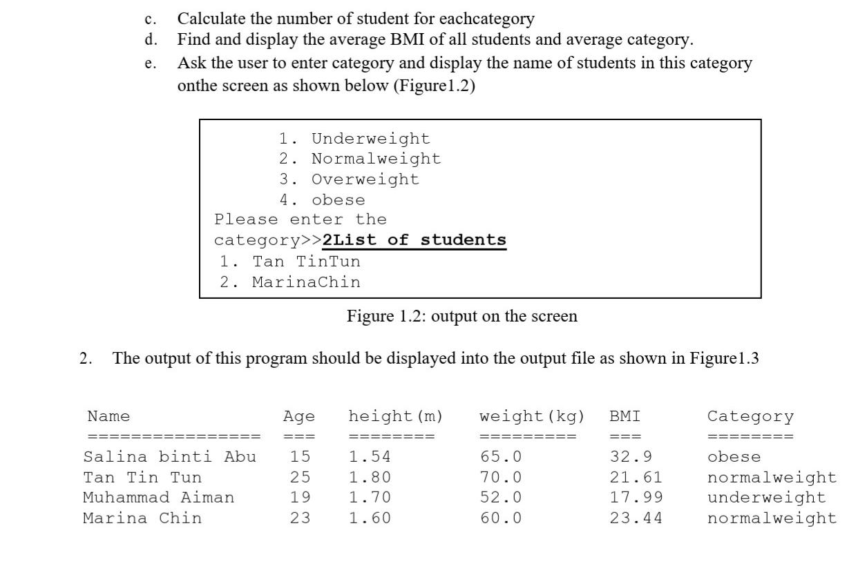 Solved PROJECT SCSP1103 C Programming SEM 1 2020/21 Section | Chegg.com