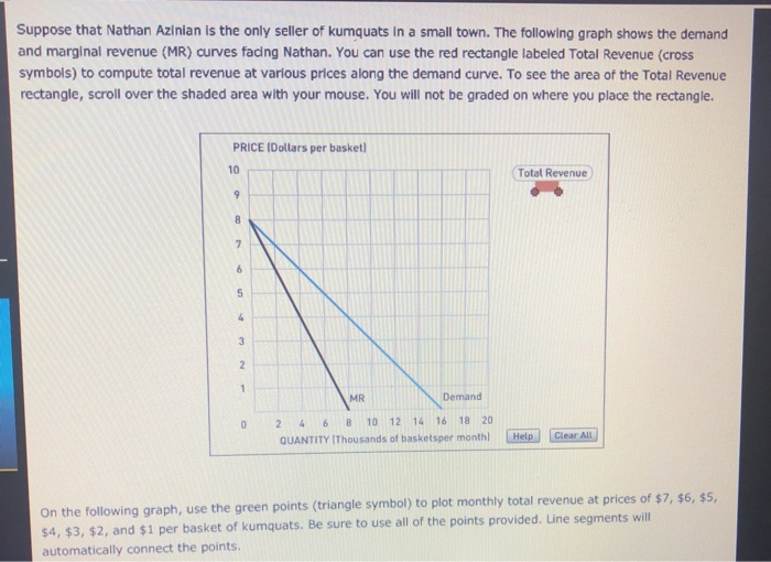 Solved Suppose that Nathan Azinian is the only seller of | Chegg.com