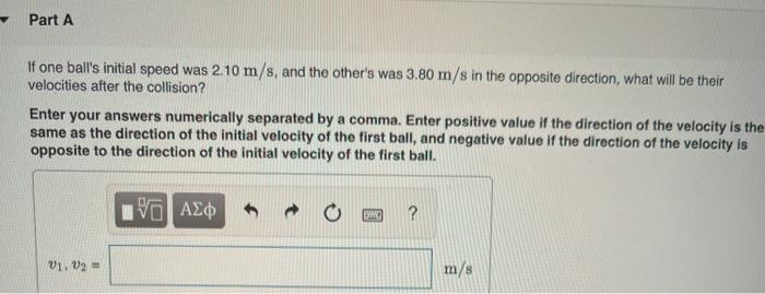 Solved Two billiard balls of equal mass undergo a perfectly | Chegg.com