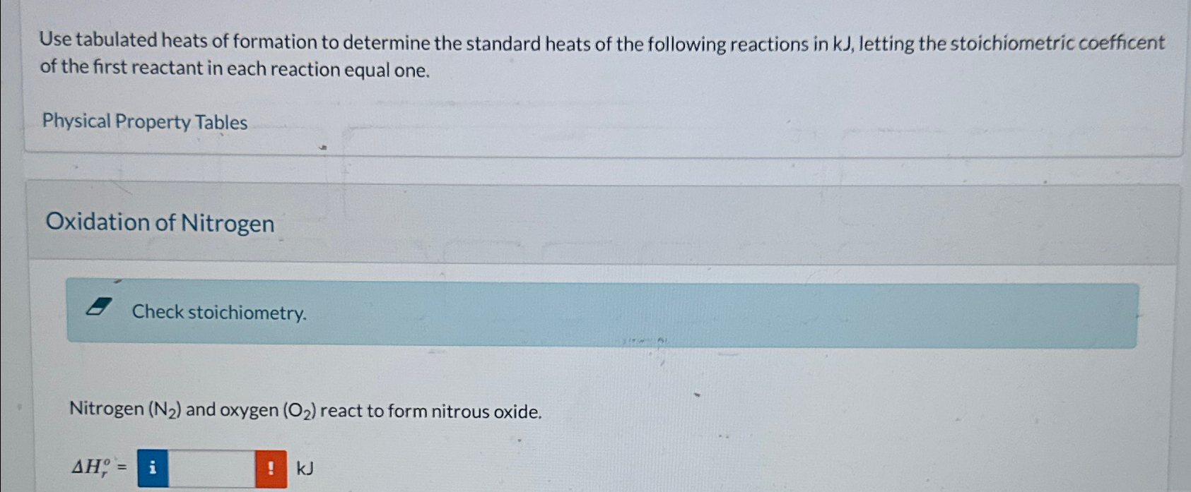 Solved Use tabulated heats of formation to determine the | Chegg.com