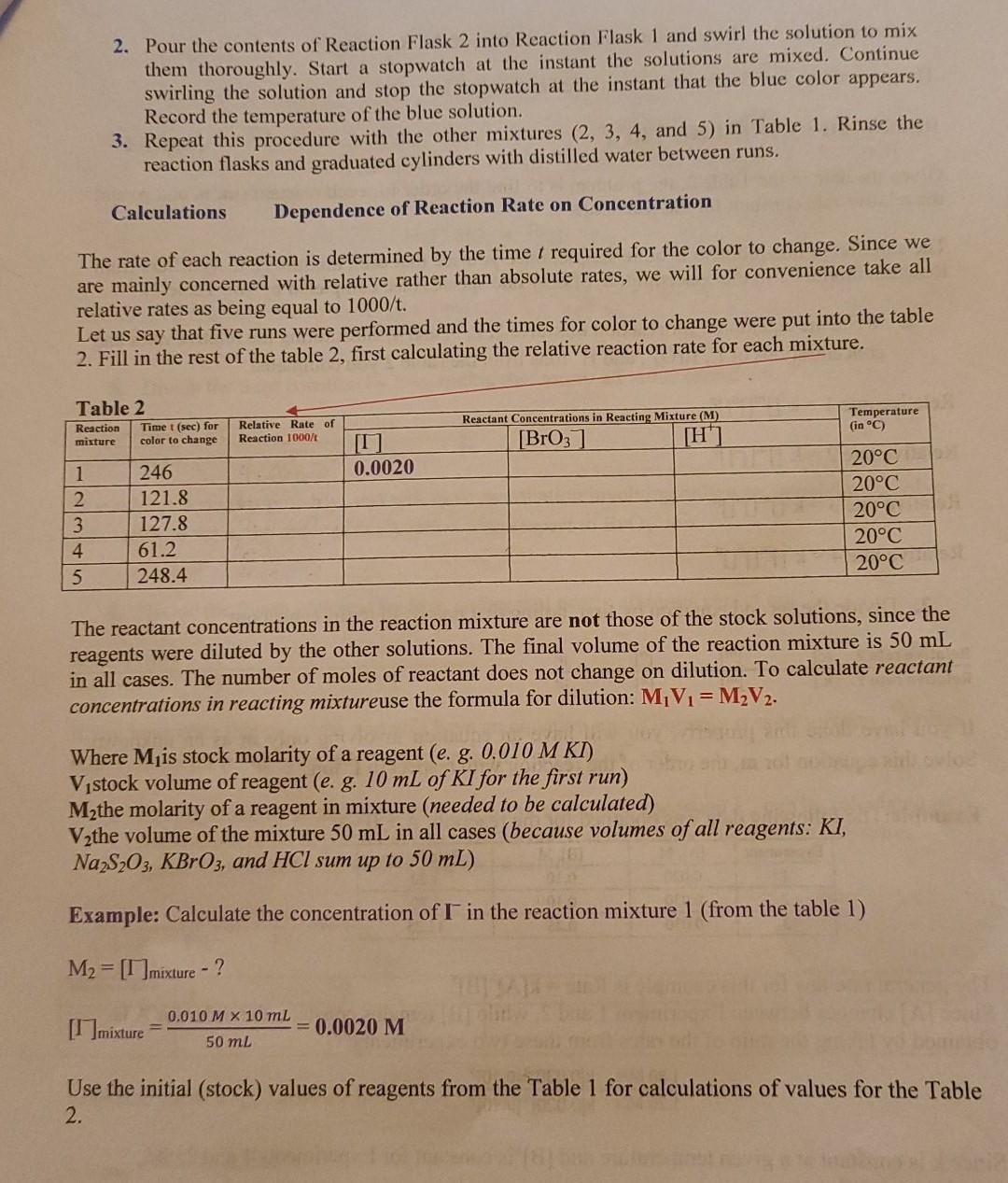 Solved The first 6 pages/photos are the lab procedure and | Chegg.com