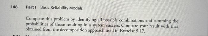 Solved 19 An alternative approach for analyzing reliability | Chegg.com