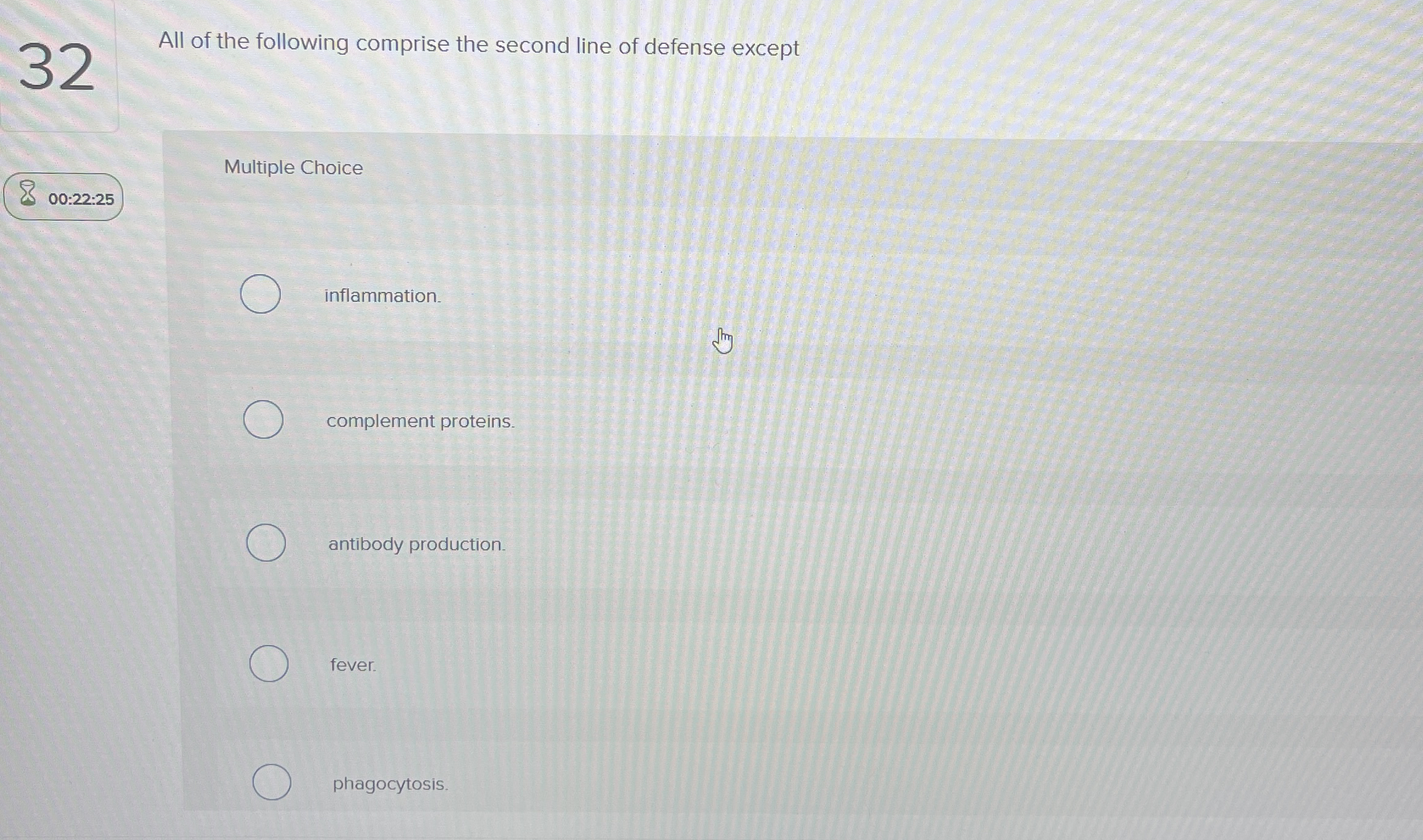 Solved All of the following comprise the second line of | Chegg.com