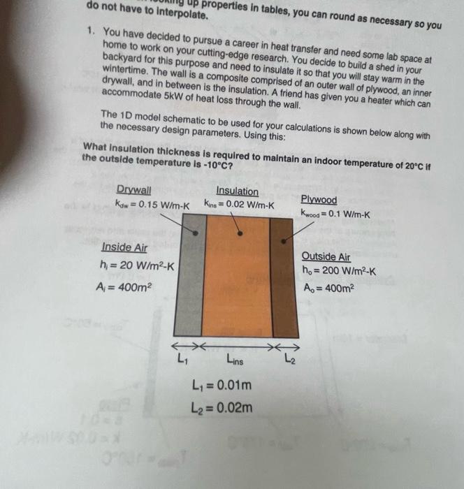 Solved do not have to interpolate. 1. You have decided to | Chegg.com