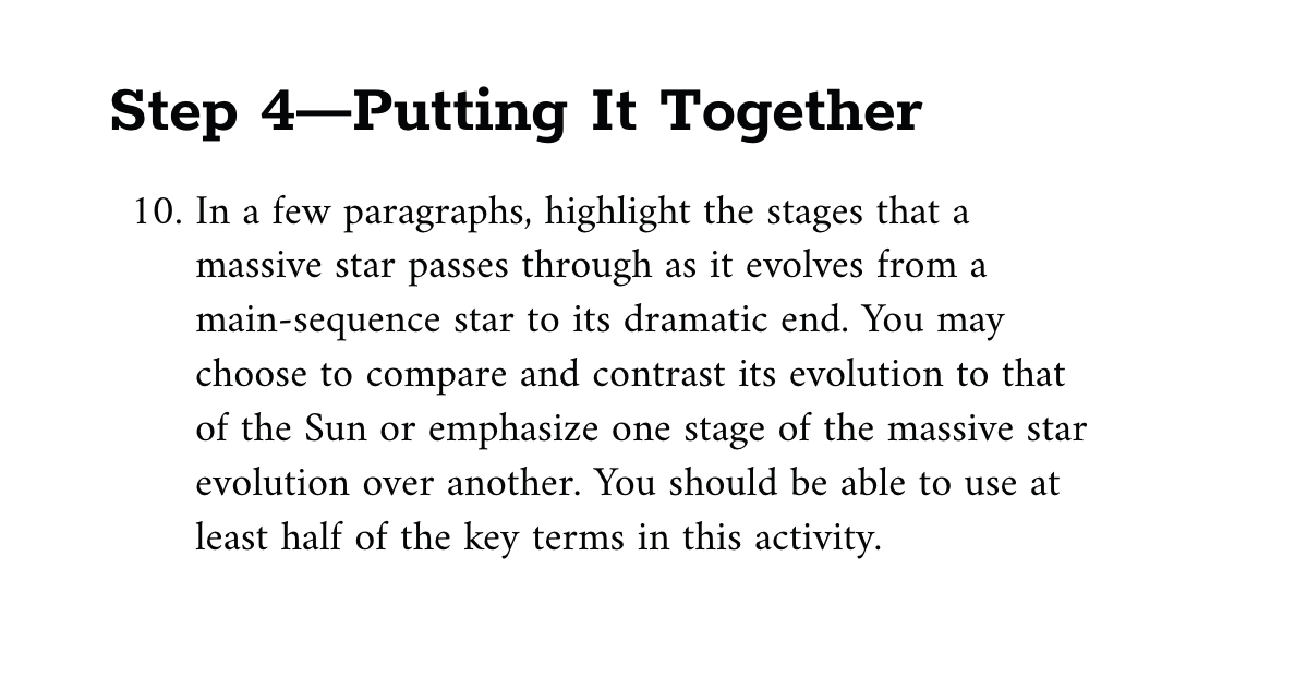 Solved Step 4—Putting It Together10. ﻿In a few paragraphs, | Chegg.com
