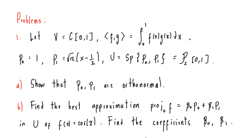 Solved Problems: ﻿1. ﻿Let | Chegg.com