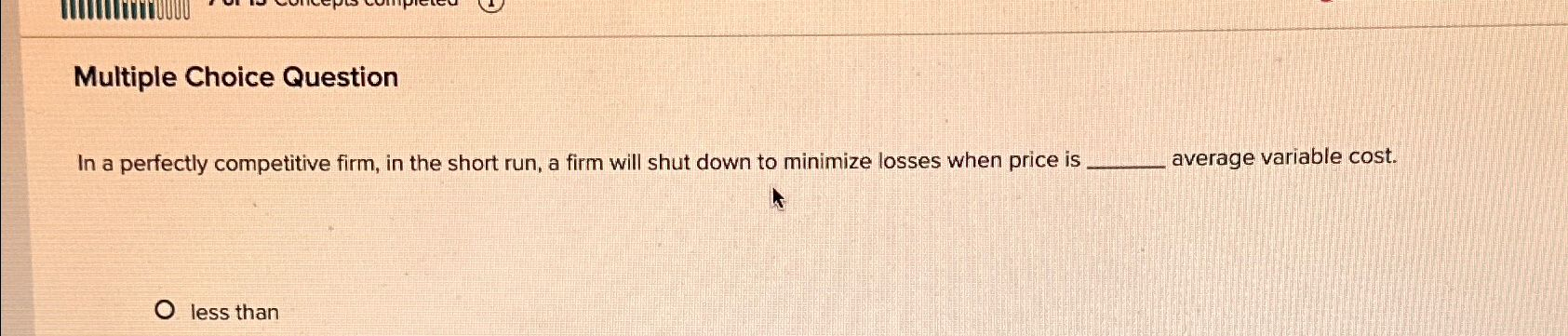 Solved Multiple Choice QuestionIn a perfectly competitive | Chegg.com