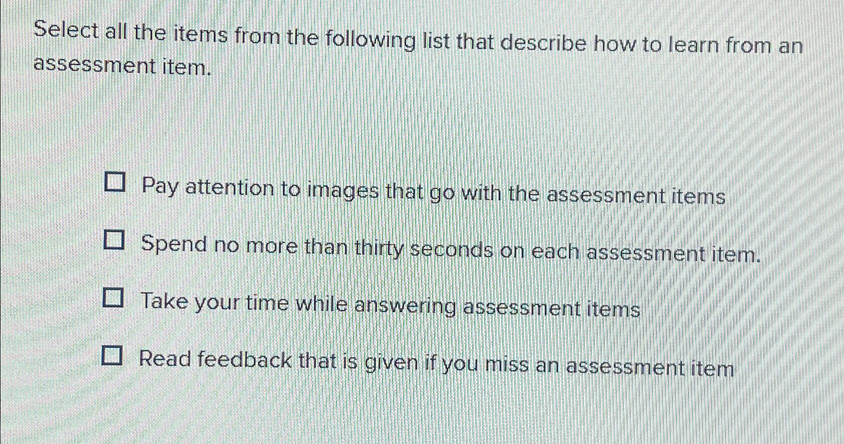 Solved Select all the items from the following list that | Chegg.com