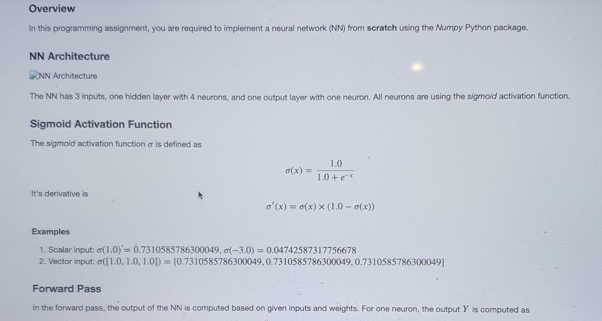 Solved Overview In this programming assignment, you are | Chegg.com