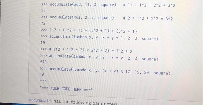 Solved Q2: Accumulate Let's take a look at how product is an | Chegg.com