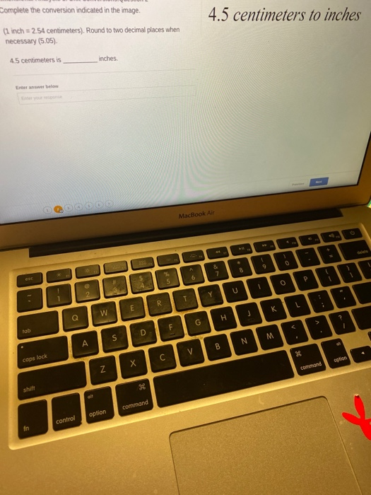 Solved Complete the conversion indicated in the image. 4.5 | Chegg.com