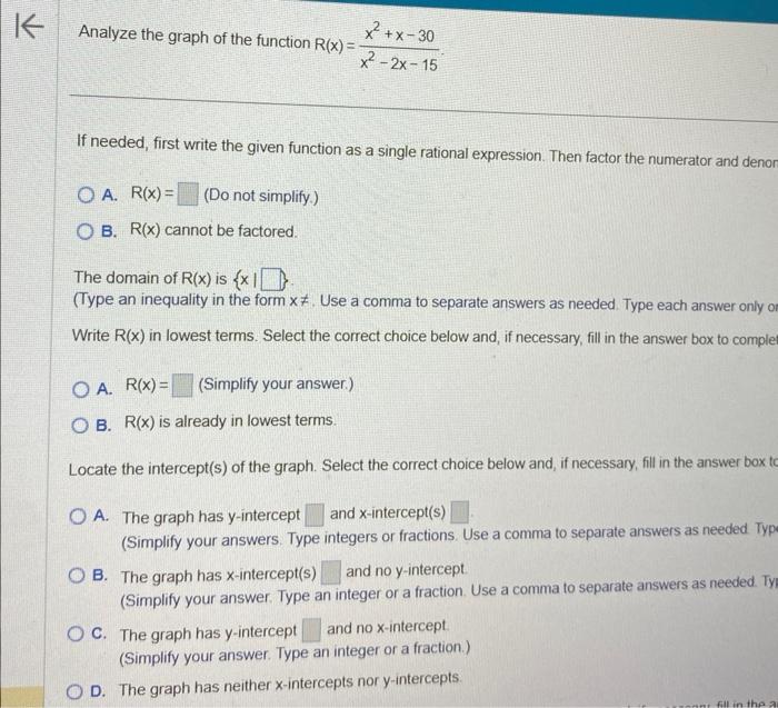 Solved Analyze the graph of the function | Chegg.com