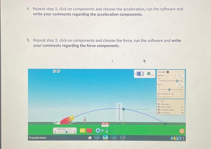 Solved 4. Repeat step 3, click on components and choose the | Chegg.com
