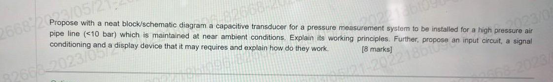 Solved Propose with a neat block/schematic diagram a | Chegg.com