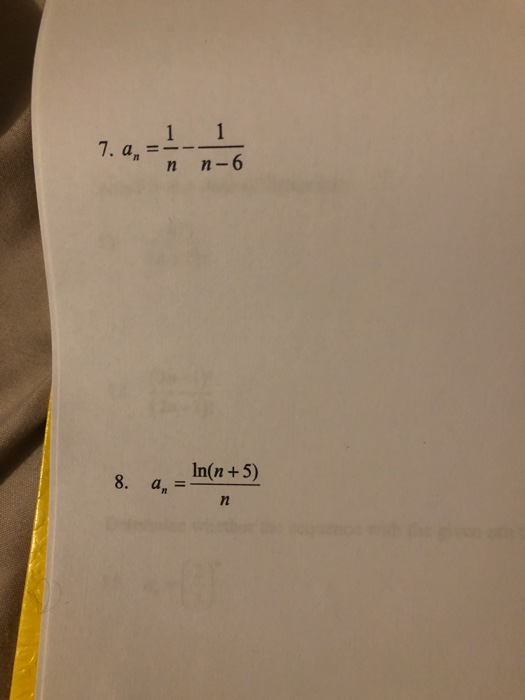 Solved state whether each of the following sequence | Chegg.com