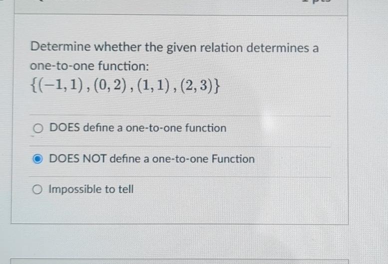 Solved Determine whether the given relation determines a | Chegg.com