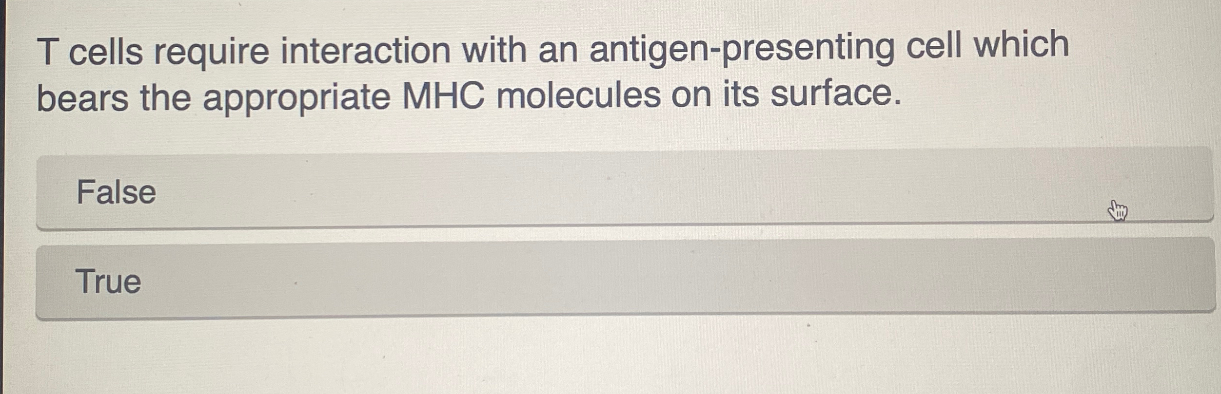 Solved T cells require interaction with an | Chegg.com
