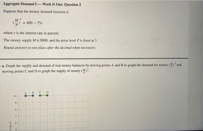 Solved Aggregate Demand I - Work It Out: Question 2 Suppose | Chegg.com