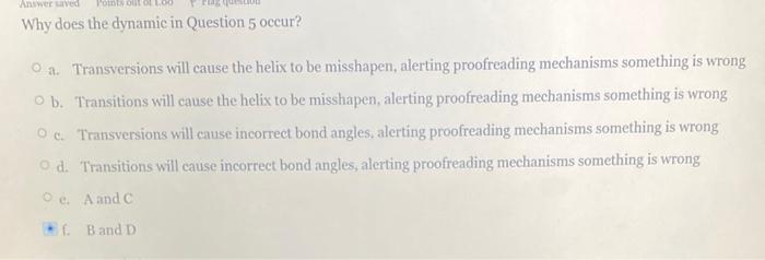 Solved Transitions are common than/as transversions Оа. | Chegg.com