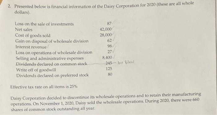 Solved compute the following: Income from operations income | Chegg.com
