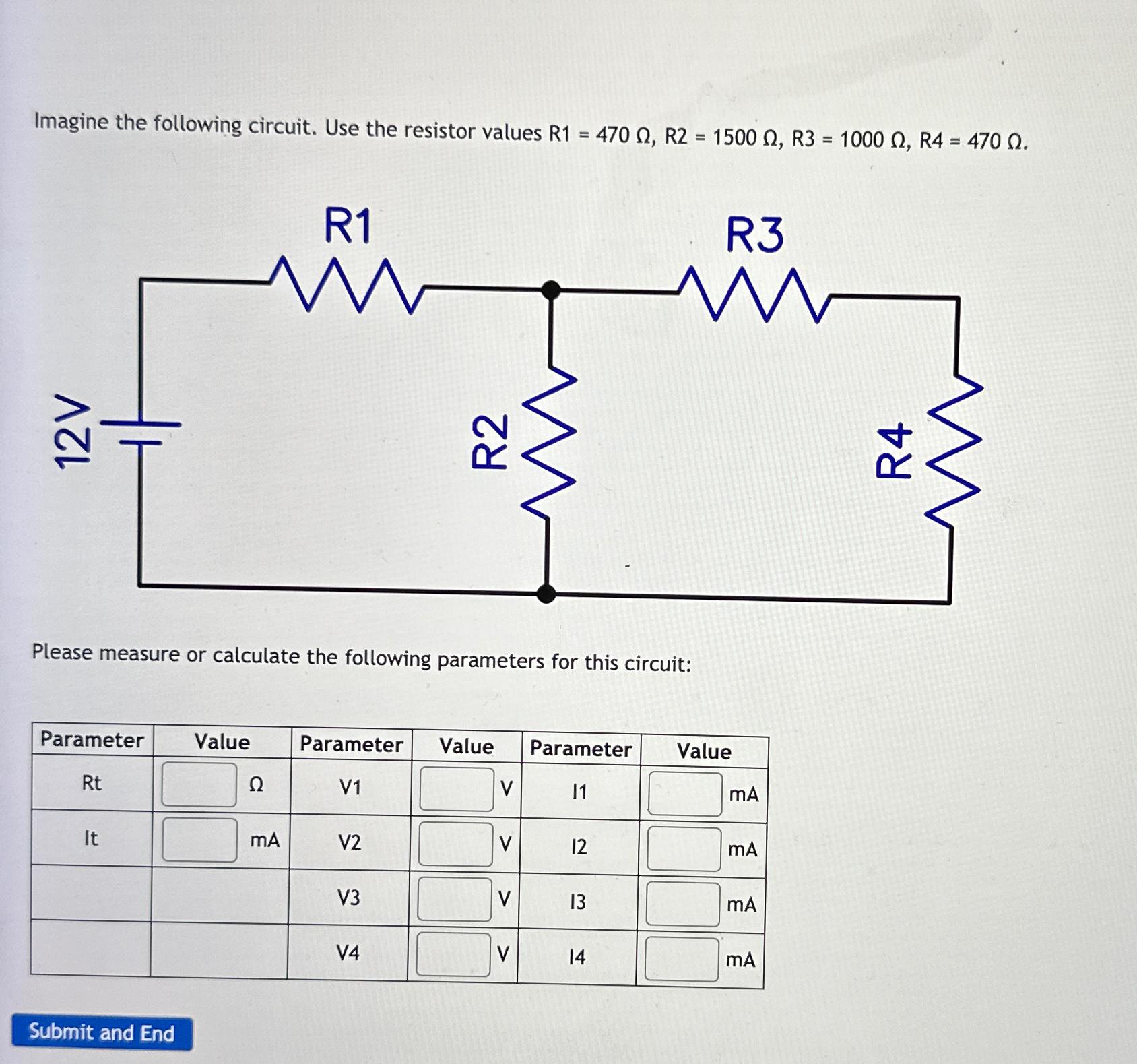 Solved Imagine the following circuit. Use the resistor | Chegg.com