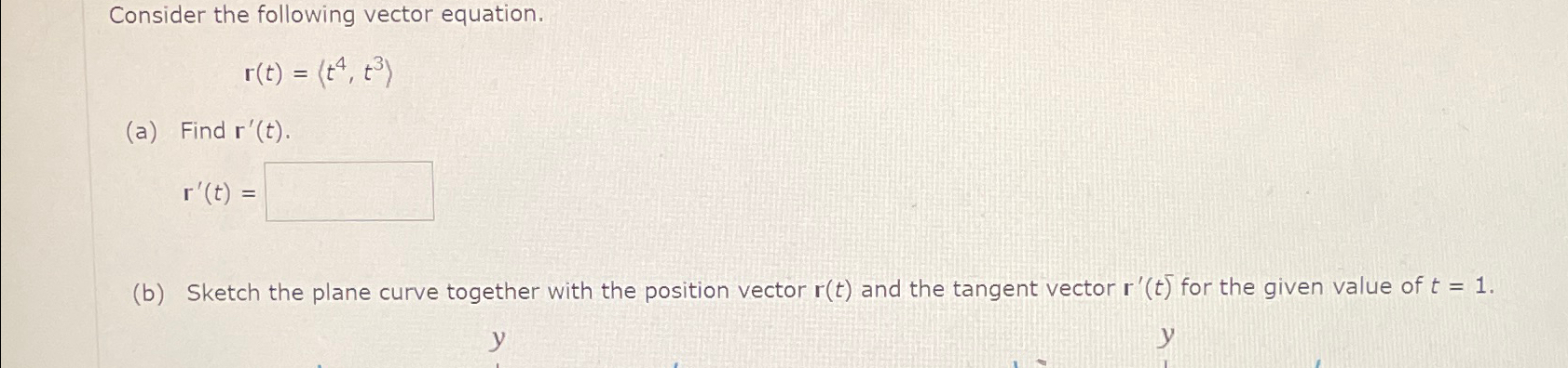 Solved Consider the following vector | Chegg.com