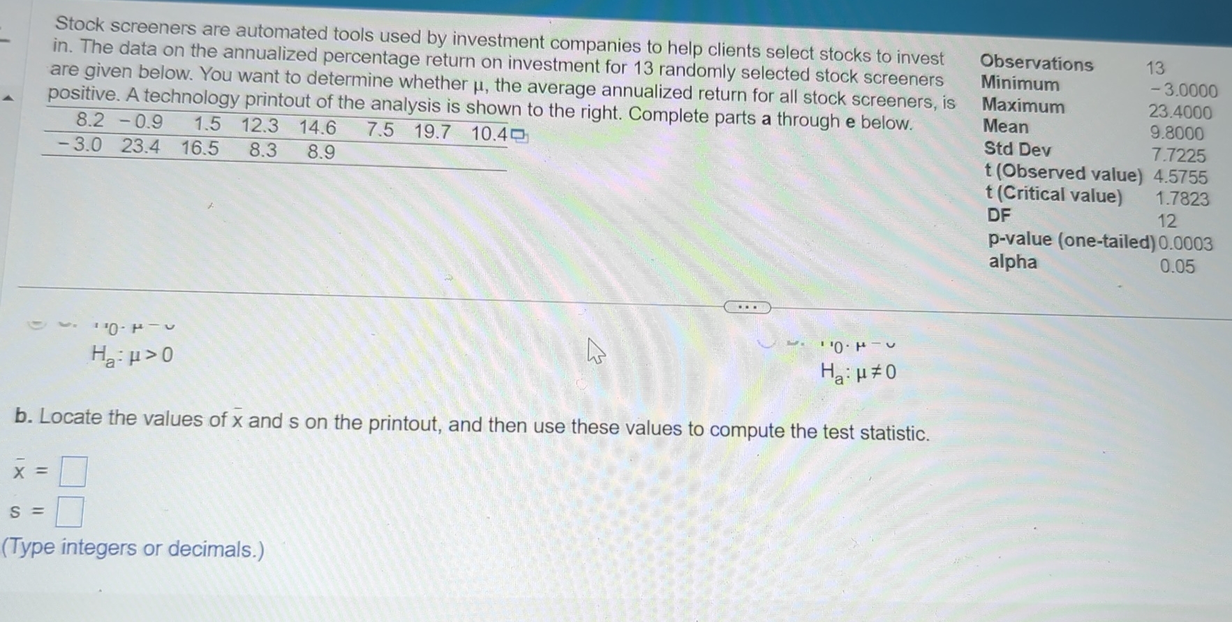 Solved Stock screeners are automated tools used by | Chegg.com