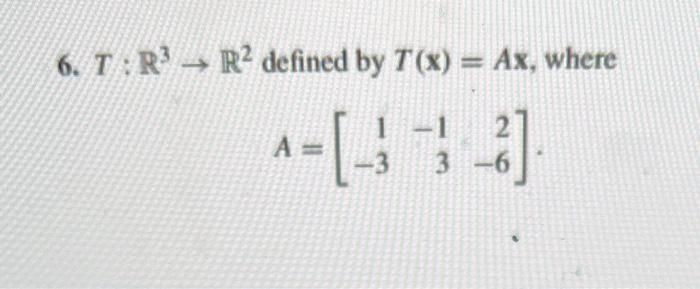 Solved find Ker(T) and Rng(T), and give a geometrical | Chegg.com