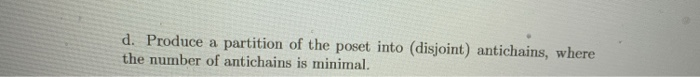 Solved 9. Consider the poset P for the positive integer | Chegg.com