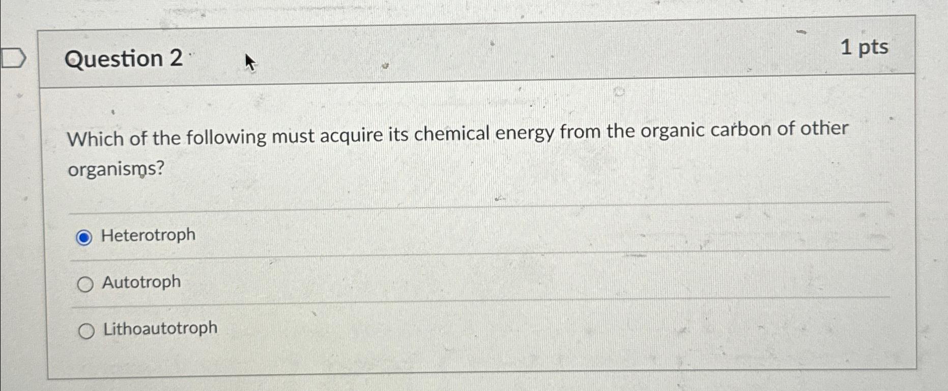 Solved Question 21 ﻿ptsWhich of the following must acquire | Chegg.com