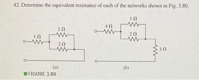 Solved 2. Determine the equivalent resistance of each of the | Chegg.com