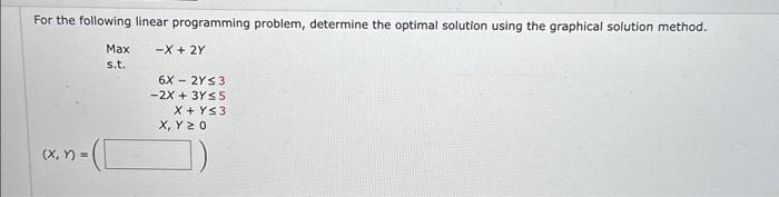 Solved For the following linear programming problem, | Chegg.com