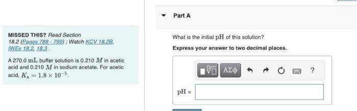 MISSED THIS? Read Section 18.2 (Pages 788 - 799) ; | Chegg.com
