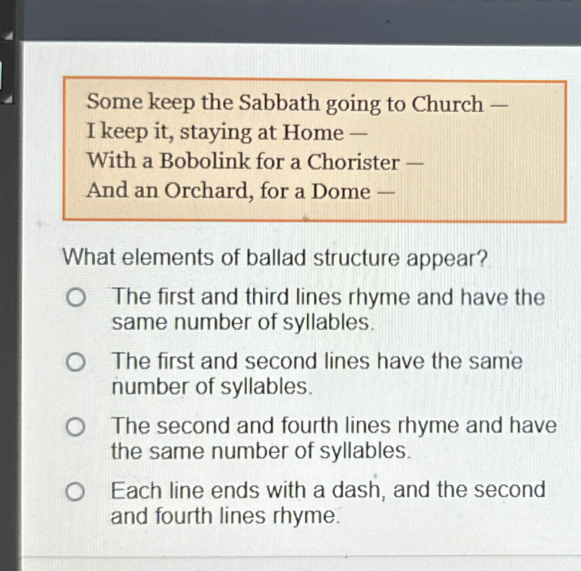 Solved Some keep the Sabbath going to ChurchI keep it, | Chegg.com