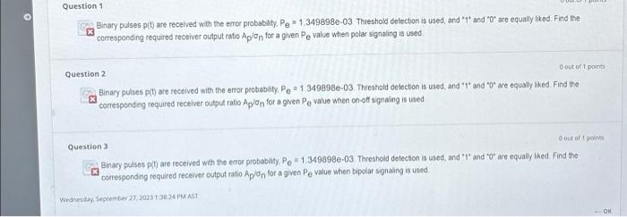 Solved Question 1 answer is not 0.66.Question 2 answer is | Chegg.com