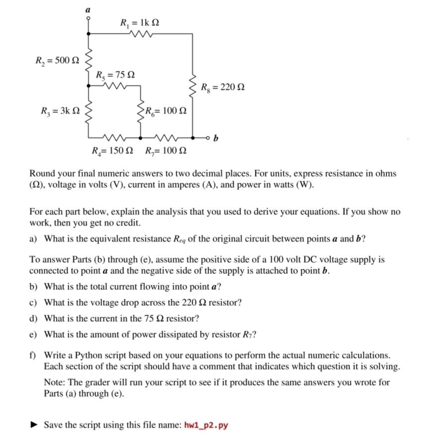 Solved Round your final numeric answers to two decimal | Chegg.com