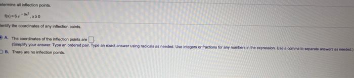 Solved terminal infection points 6 .x20 Bentify the | Chegg.com