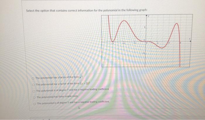 Solved Select the option that contains correct information | Chegg.com