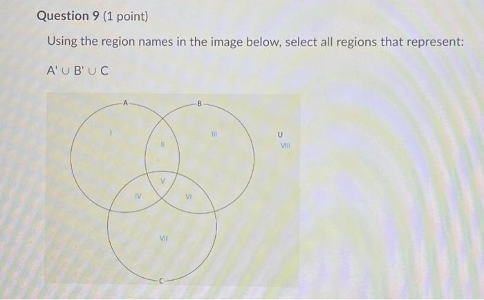 Solved Using the region names in the image below, select all | Chegg.com
