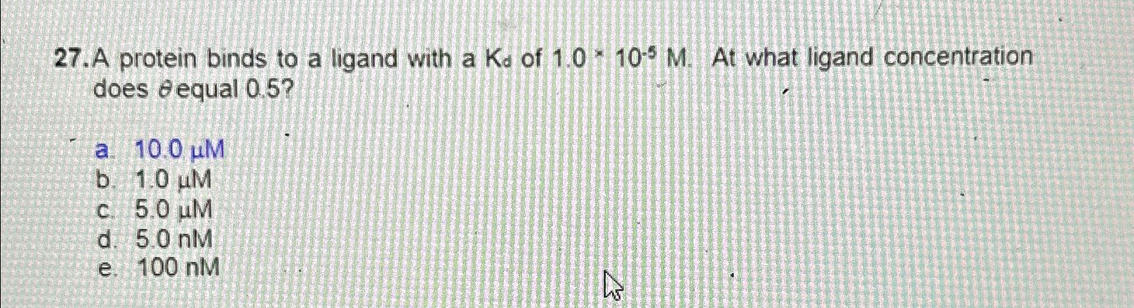 Solved Please explain the steps. I am confused. A protein | Chegg.com