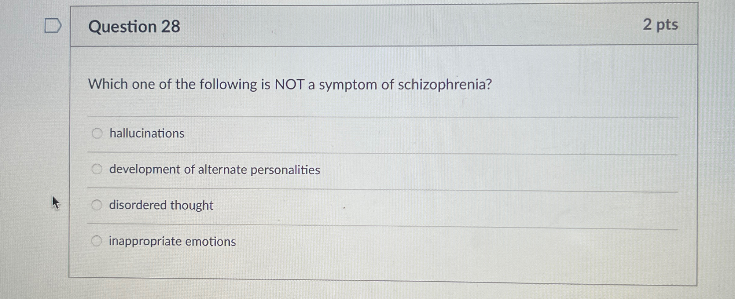 Solved Question 282 ﻿ptsWhich one of the following is NOT a | Chegg.com