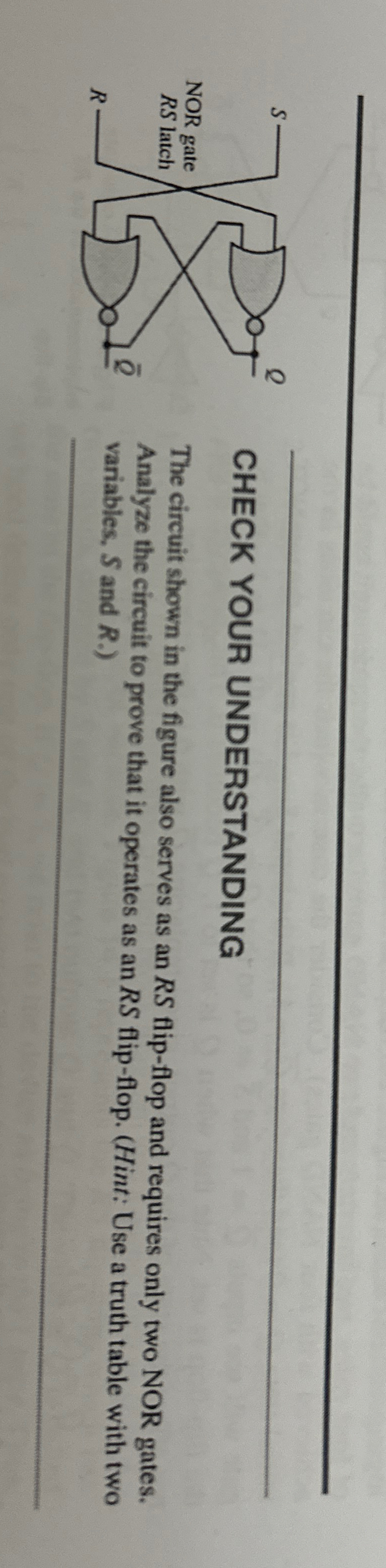 Solved CHECK YOUR UNDERSTANDINGThe circuit shown in the | Chegg.com