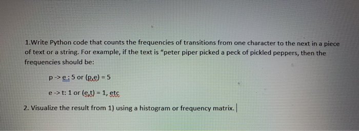 Solved I’m looking for help writing python code that counts | Chegg.com