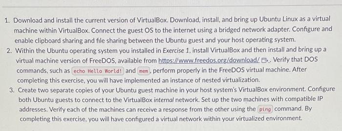 Solved 1. Download and install the current version of | Chegg.com