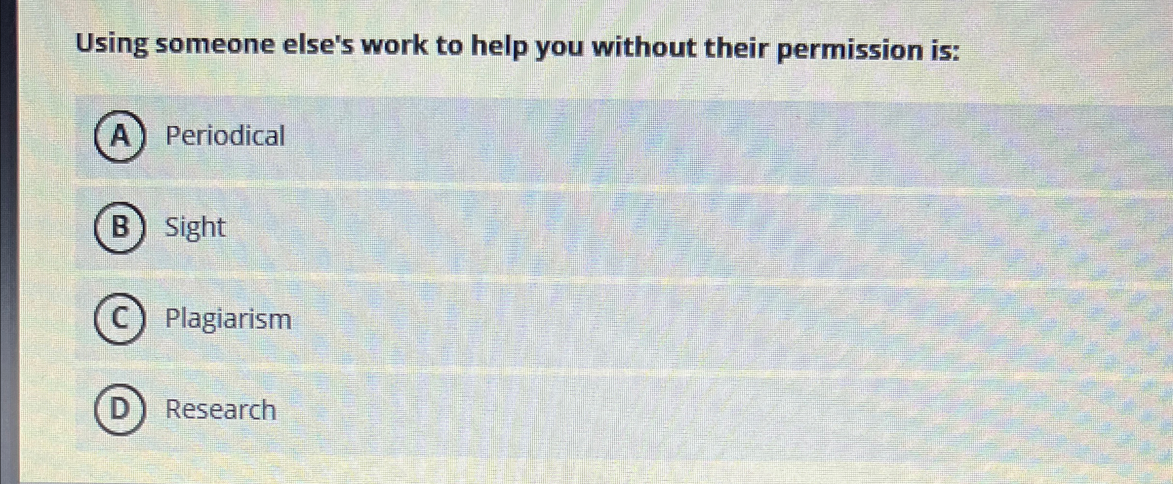 Solved Using someone else's work to help you without their | Chegg.com