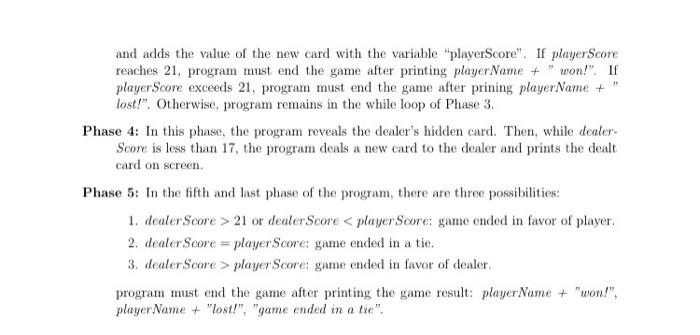 Solved Problem Specification For this programming | Chegg.com