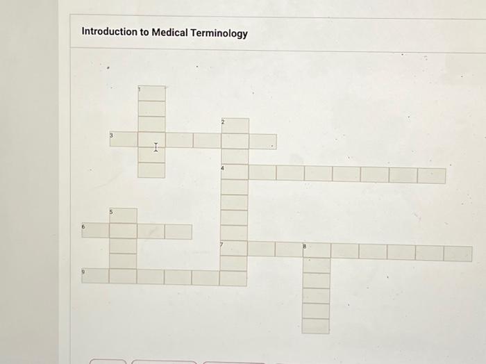 Introduction to Medical Terminology 6 9 3 5 I 2 4 | Chegg.com