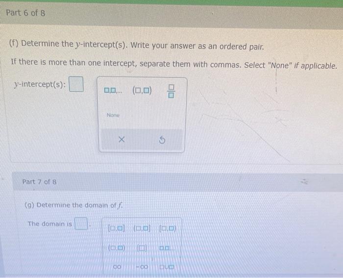 Solved Use the graph of y=f(x) to answer the following. Part | Chegg.com