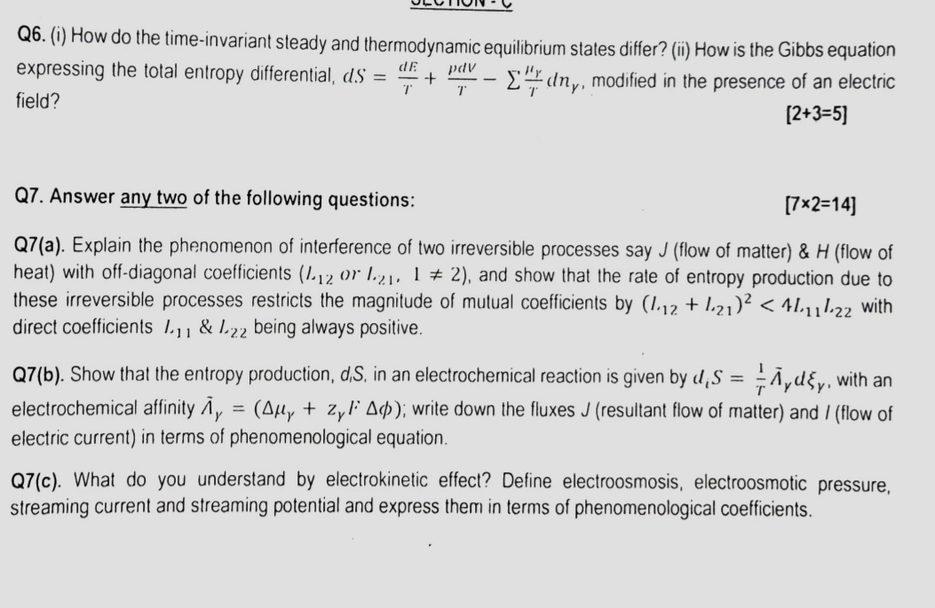 Solved Q6. (i) ﻿How do the time-invariant steady and | Chegg.com